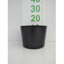 VASO PLASTIC PRETO 18X22 - 537125